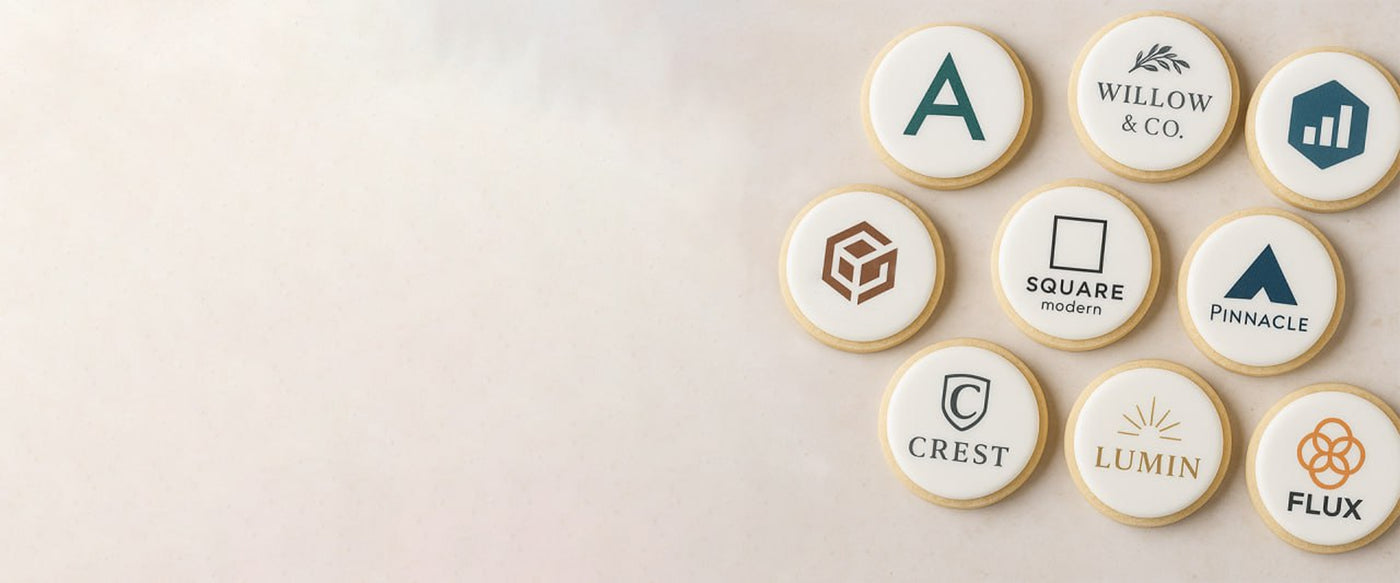 Custom Logo Cookies for Corporate Events | Elite Logo Cookies